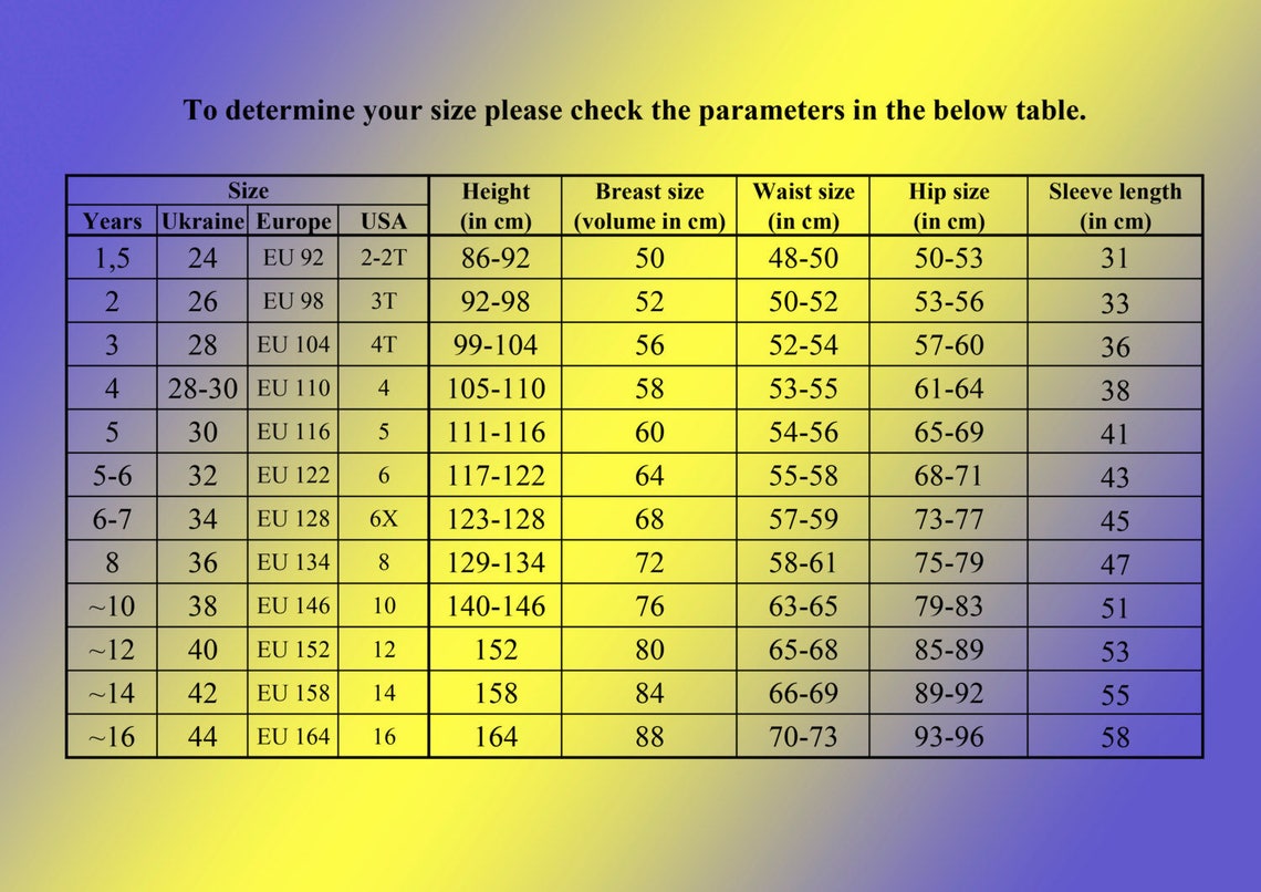 SALE Vyshyvanka Ukrainian embroidered blouse for Girls | Etsy