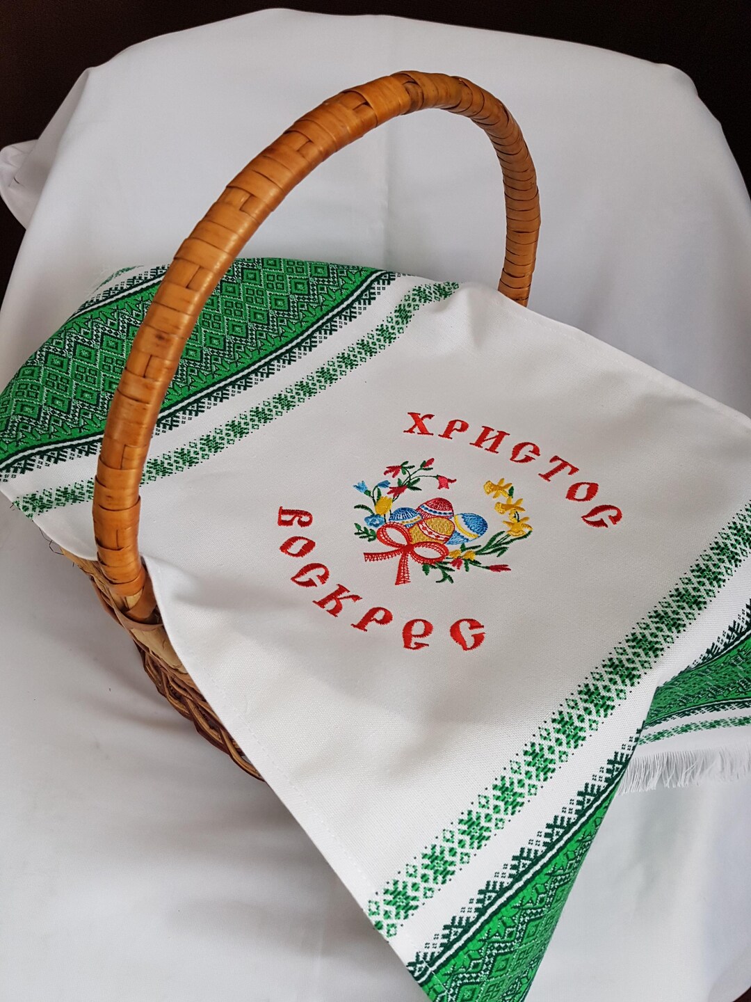 Ukrainian Easter Towel,embroidered Napkin, Rushnyk From Ukraine, Easter ...