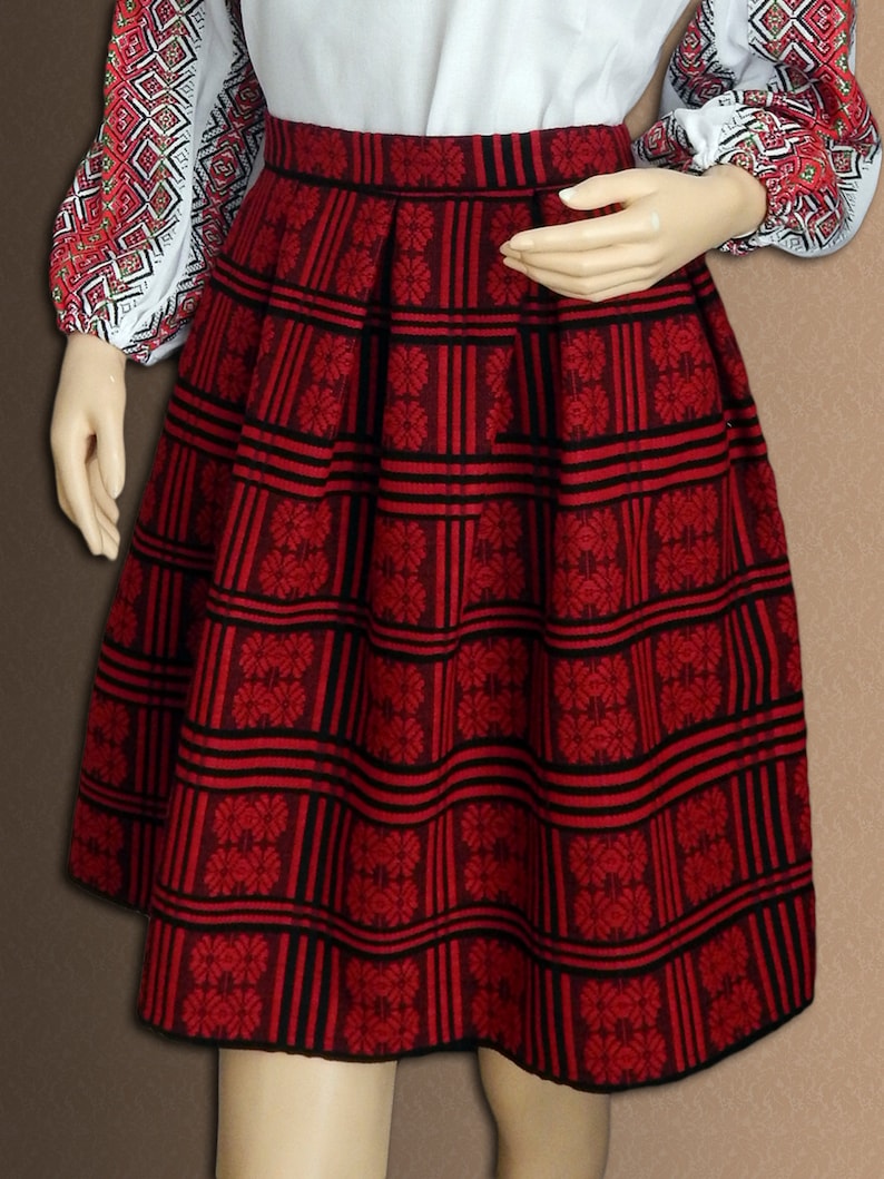 Ukrainian Women's Skirt Modern Fashionable Women's Skirt National ...