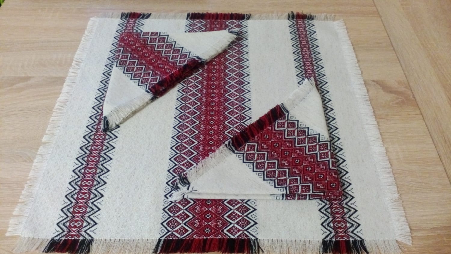 Set of Table-napkins in Ukrainian Traditional Style Ukrainian ...