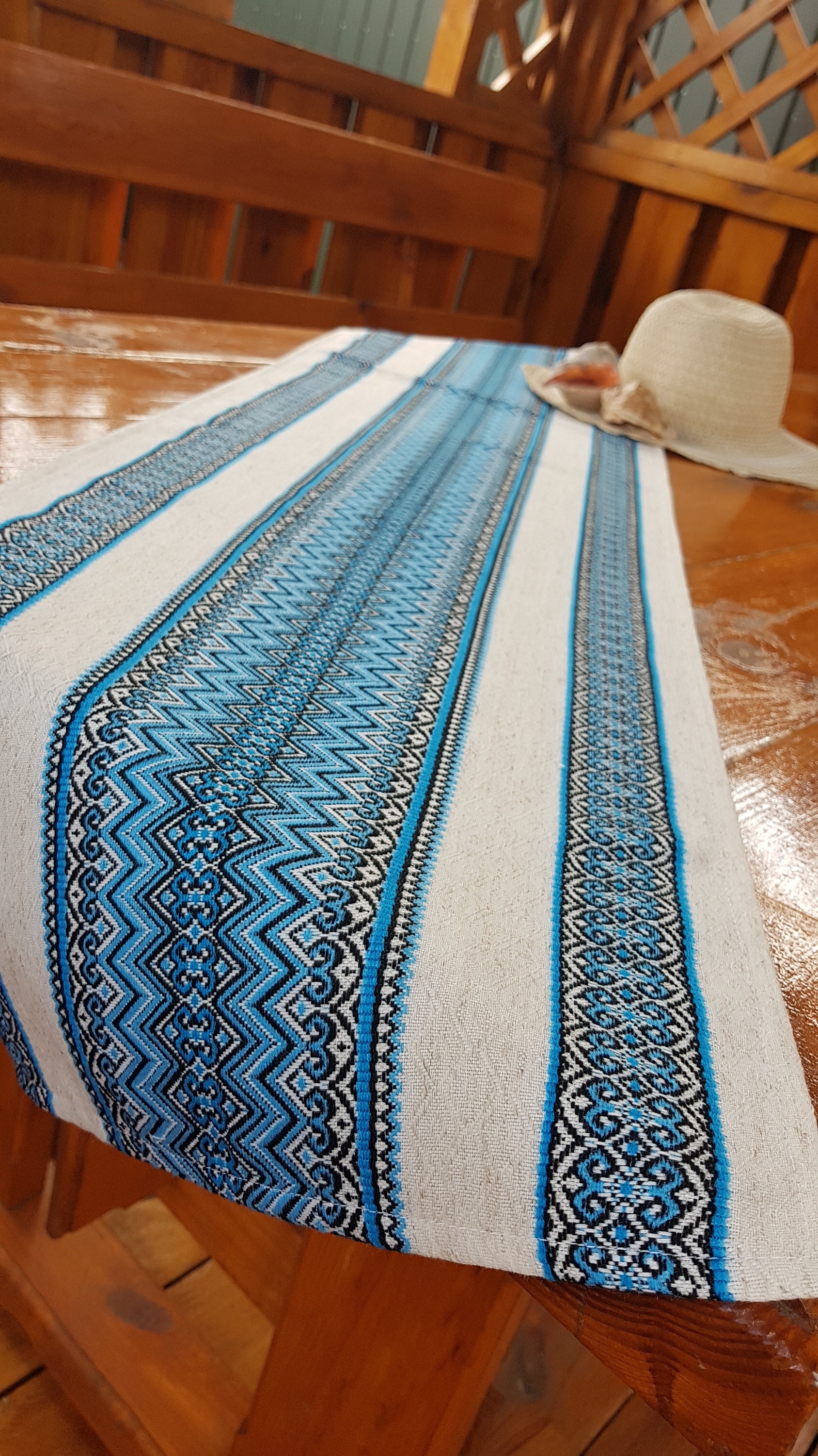 Easter Ukrainian Table Runner Wedding Centerpiece With Blue | Etsy