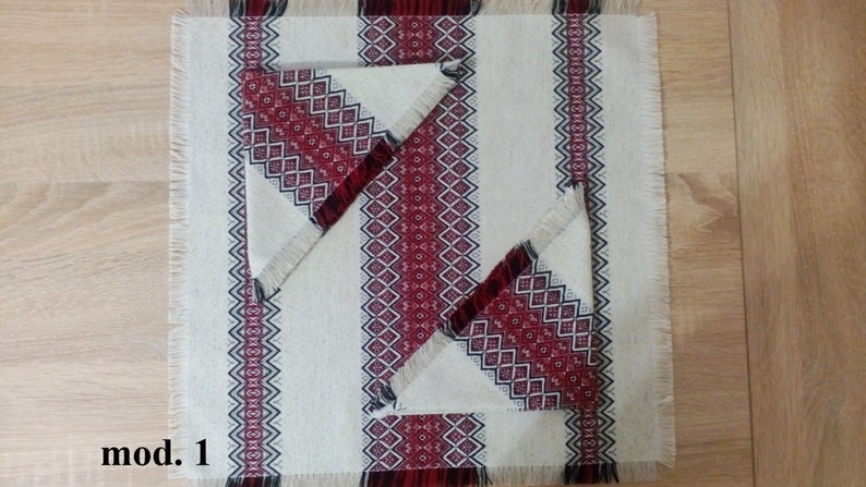 Set of Table-napkins in Ukrainian Traditional Style Ukrainian ...