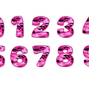 SALE! Pink Camo Digital Font in Vibrant Pink and Black! Reg. 2.99 NOW 1 ...