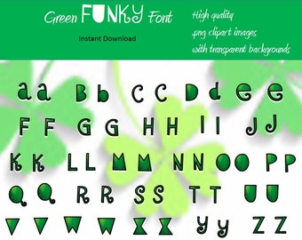 Fabric Inspired Pastel Font Beautiful Colors in the A-Z - Etsy