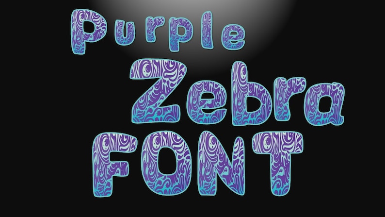 1/2 OFF SALE! ZEBRA Print in Purple and Teal Blue. Cool Design for Your ...