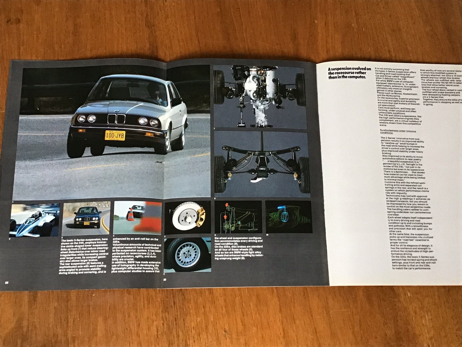 BMW E30 Mid 80s NOS Dealer Sales Brochure Early E30 318i 325e NOS Never ...