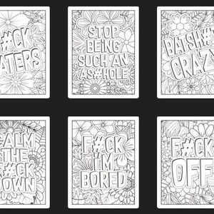 100 Adult Motivational Swear Words Coloring Pages Coloring Pages ...
