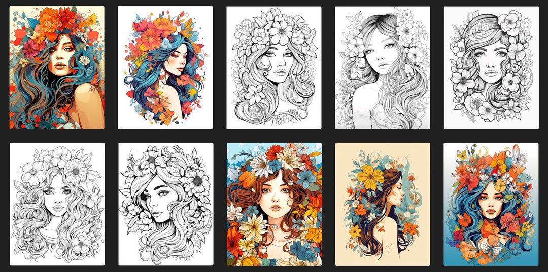 Best Seller 150 Boho Coloring Book Pages for Kids & Adults Printable ...