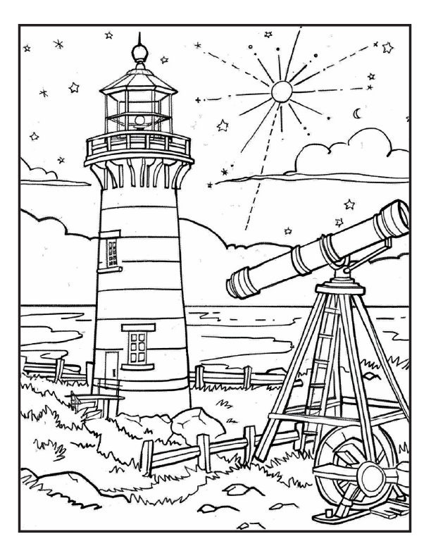 240 Lighthouse Coloring Pages - Adult and Kid Coloring Pages Printable ...