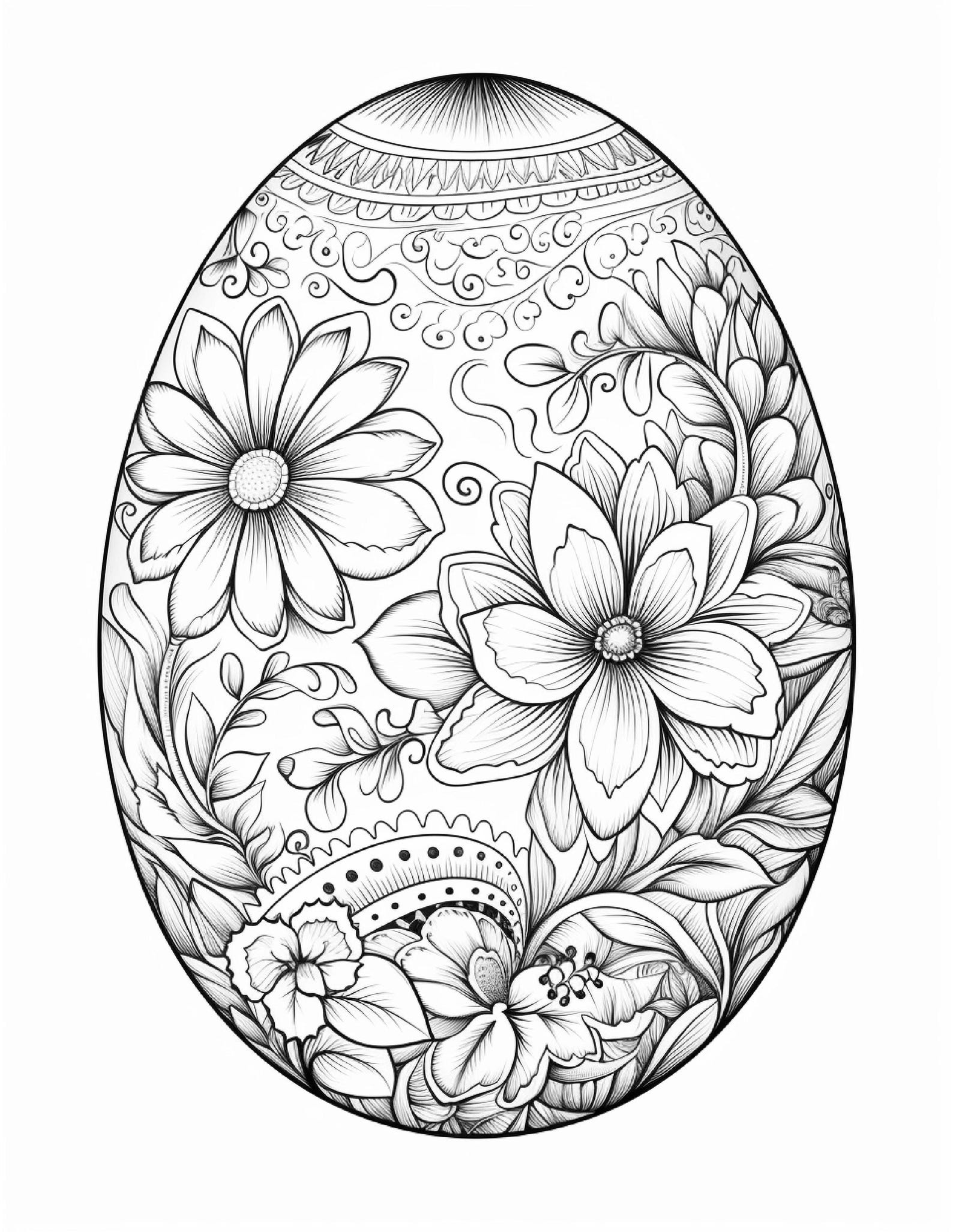 100 Easter Coloring Pages Adults and Kids Coloring Pages Printable ...