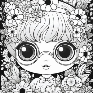 185 Creepy Cute Kawaii Coloring Pages Printable Digital PDF for Kids ...
