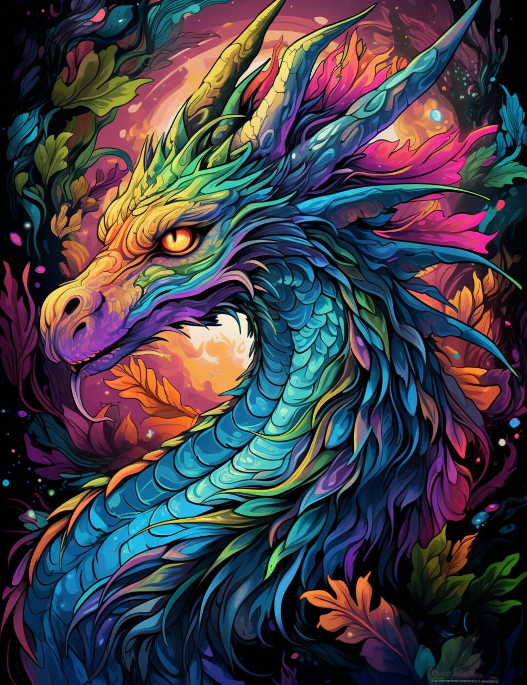 Best Seller 200 Fantasy Dragon Color Pages for Adults and Kids ...