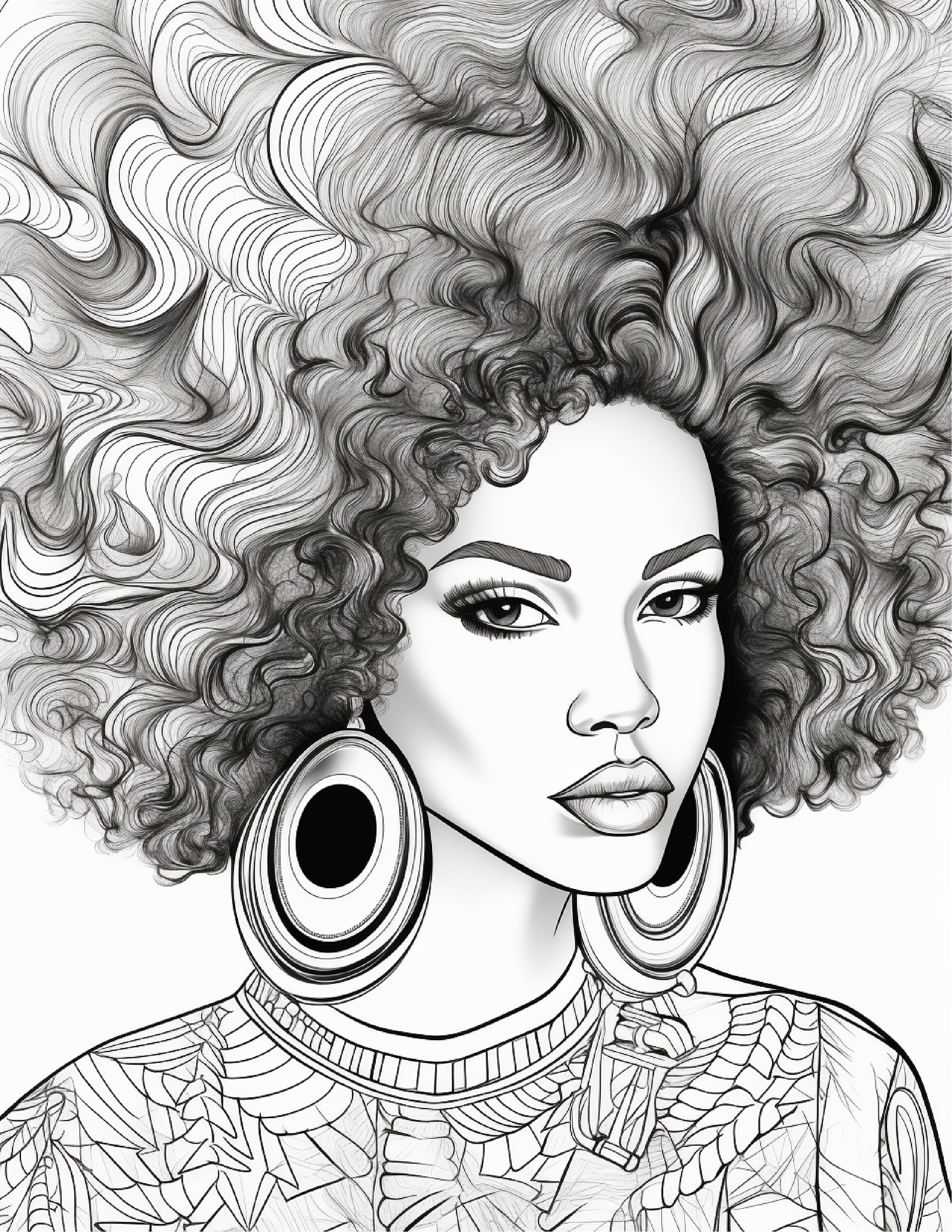 130 Beautiful Women Coloring Book Pages for Kids and Adults Printable ...