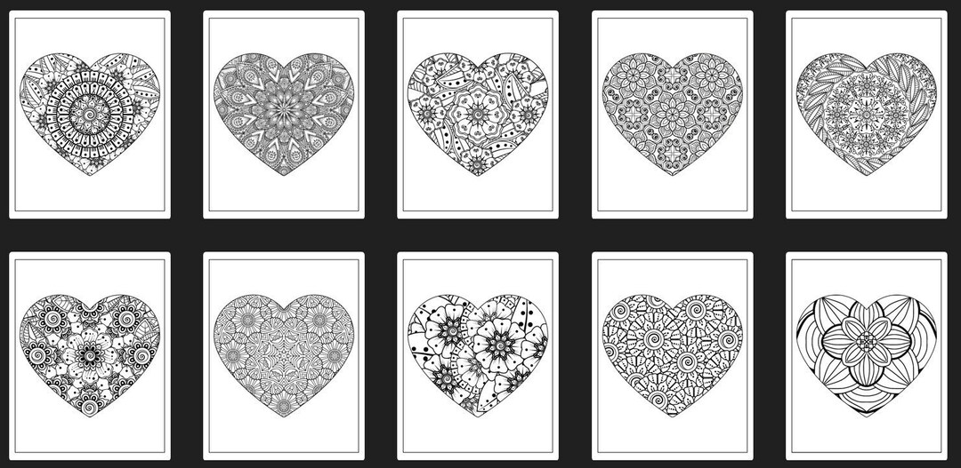 Best Seller 17 Valentine’s Day Heart Coloring Pages Coloring Pages ...