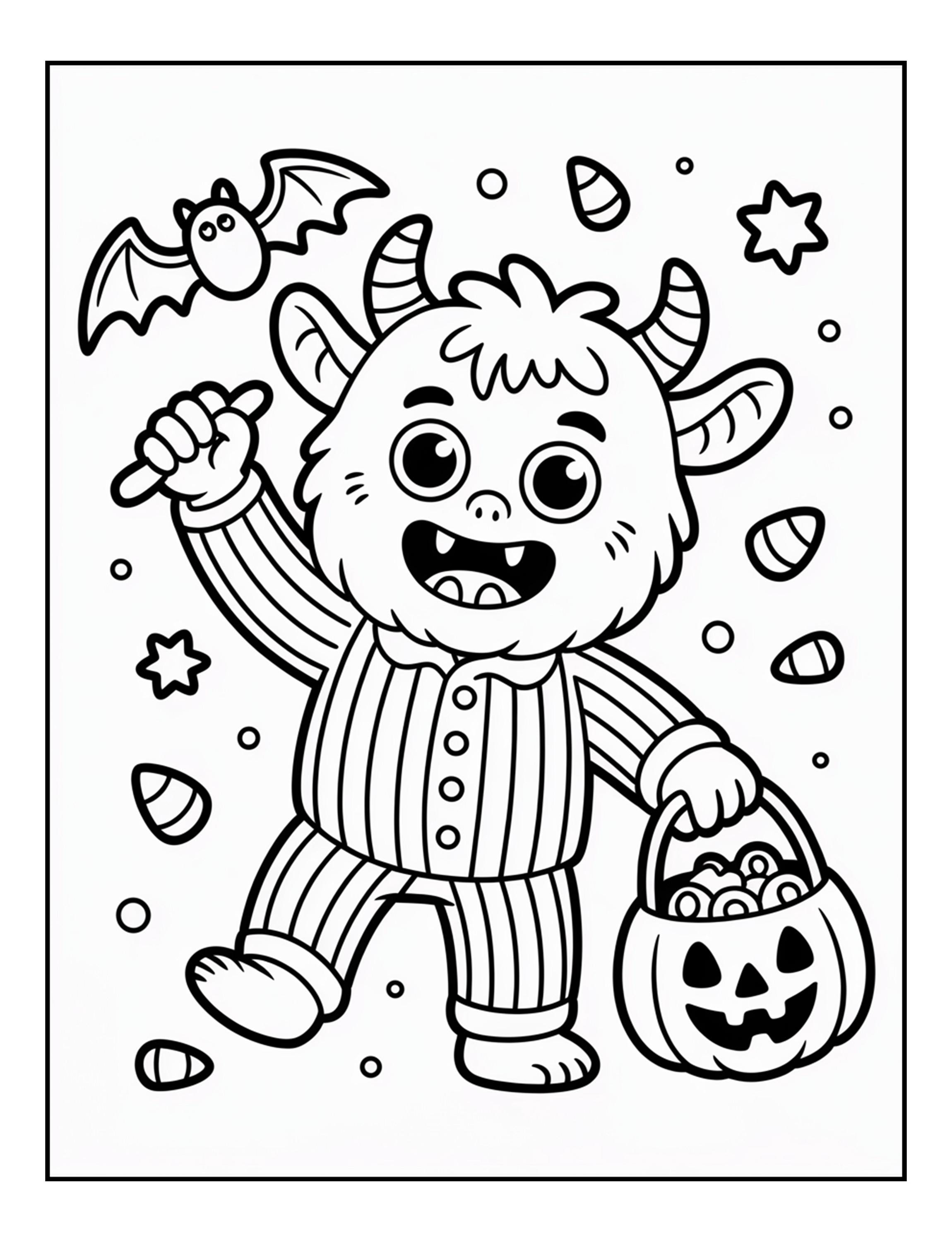 100 Halloween Coloring Pages for Kids and Adults Coloring Pages ...