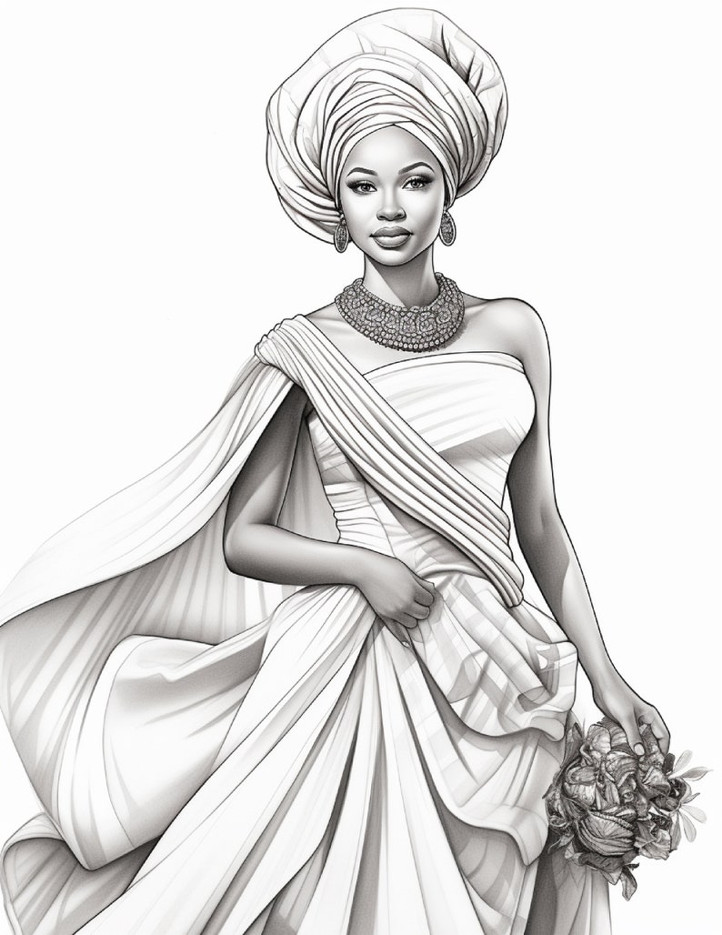 130 Beautiful Women Coloring Book Pages for Kids and Adults Printable ...
