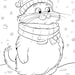 100 Funny Cat Christmas Coloring Pages Adults and Kids Coloring Pages ...