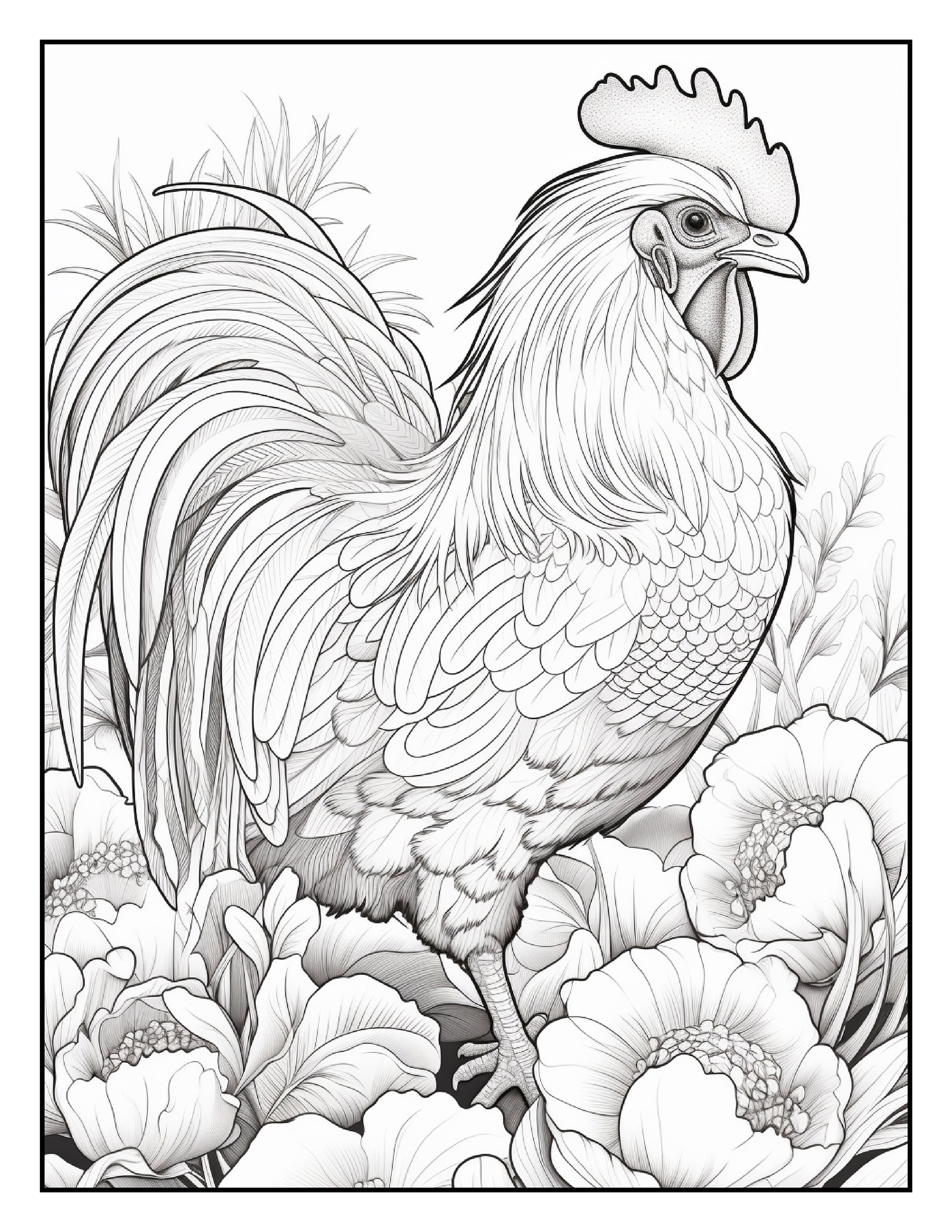 100 Farm Animals Mandala Coloring Pages - Adult and Kid Coloring Pages ...
