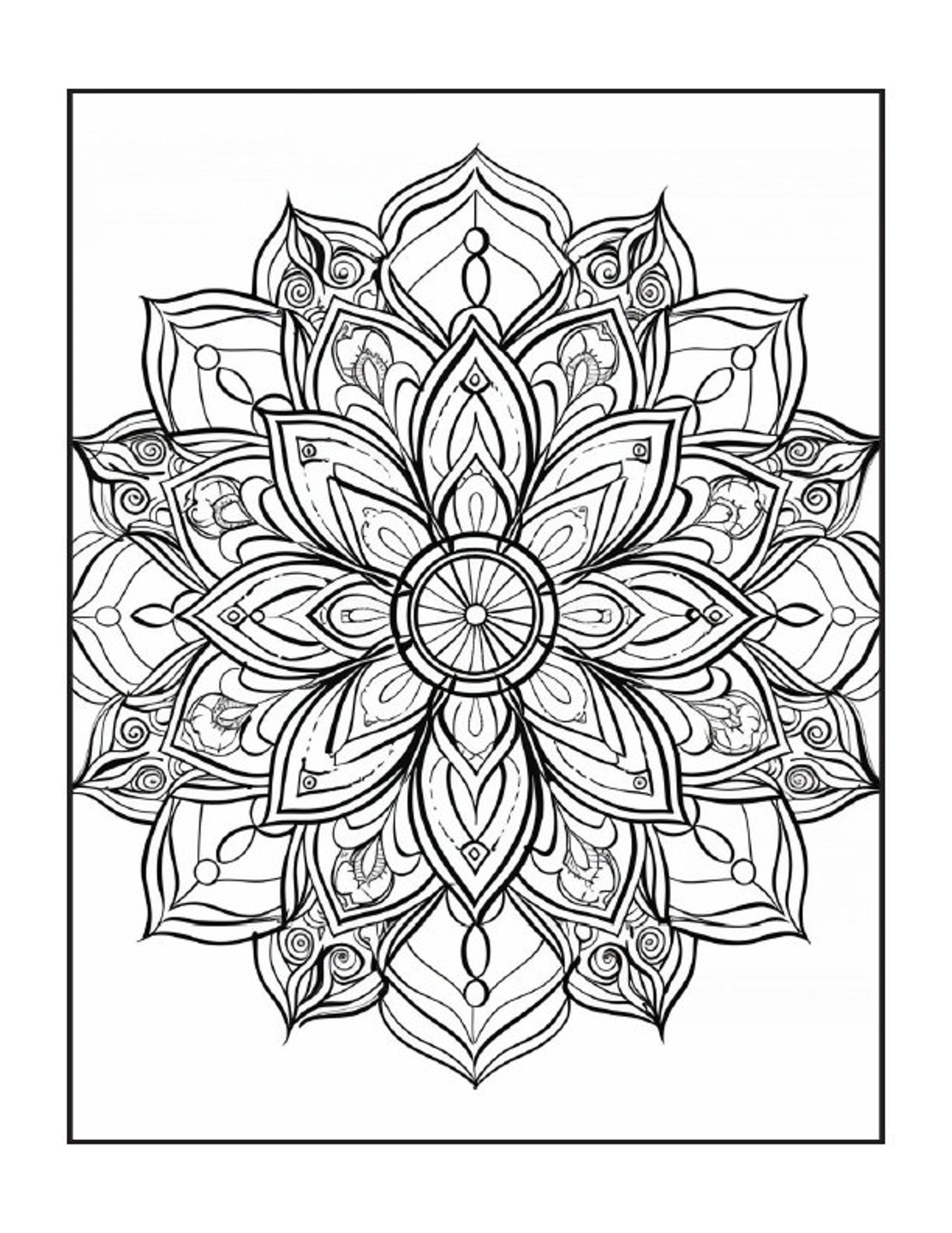 150 Mandala Pattern Coloring Pages - Adult and Kid Coloring Pages ...