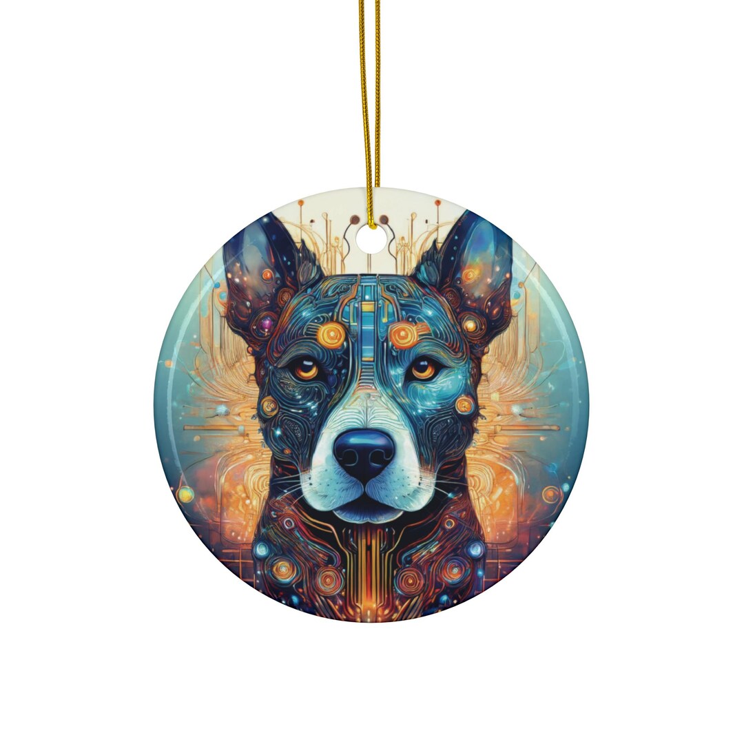 Artificial Intelligence Dog Robot Christmas Ornament Ceramic Best ...