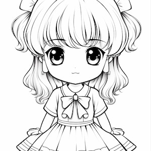 234 Cute Anime Coloring Pages for Kids and Adults Coloring Pages ...