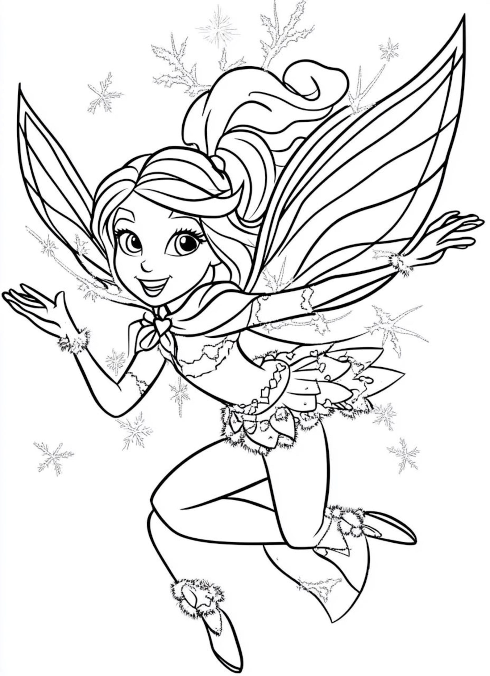 100 Fairy Fairies Christmas Coloring Pages Adults and Kids Coloring ...