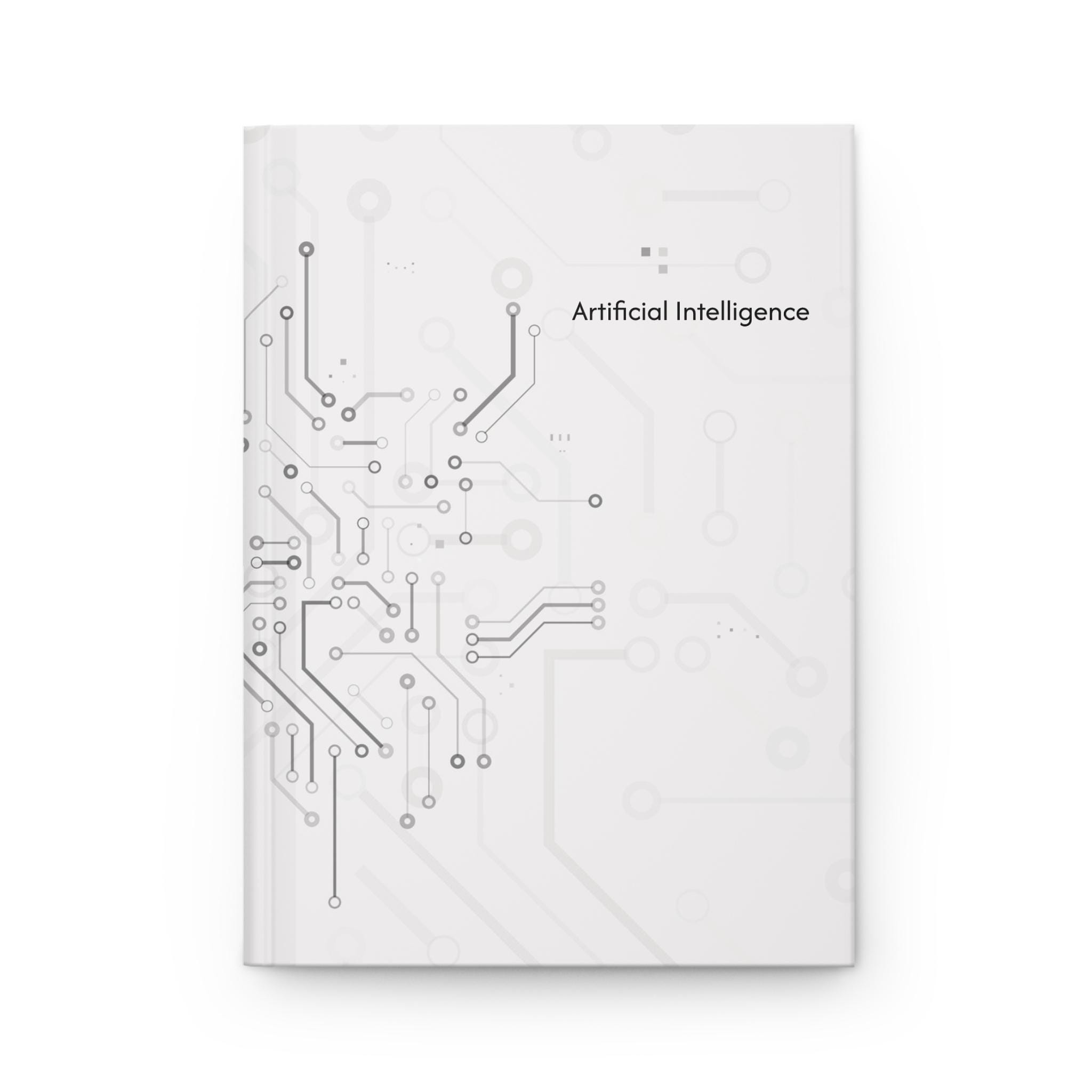 AI Artificial Intelligence Journal Hardcover Notebook 5.75"x8" 150 ...