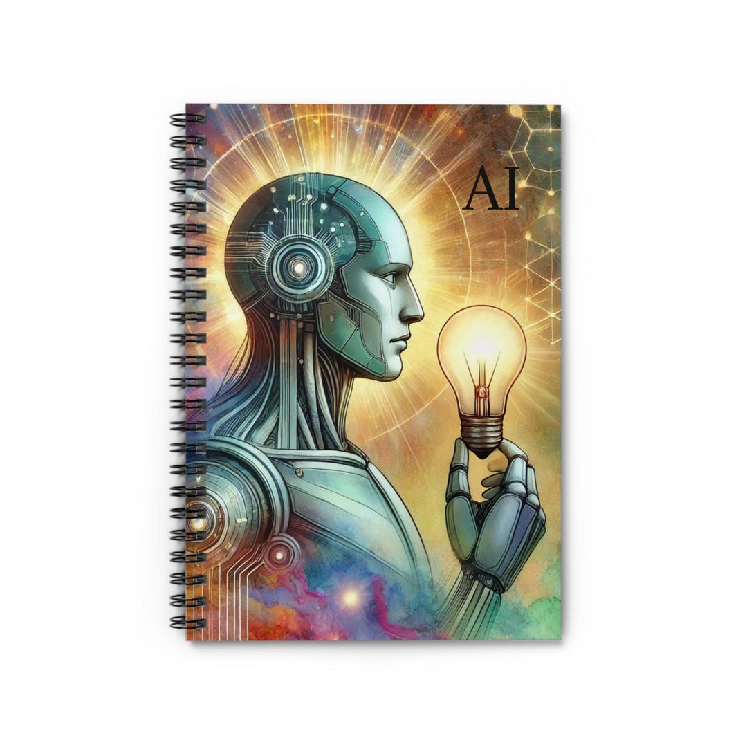 Best Selling Artificial Intelligence AI Notebook Spiral, 118 Pages, 6 X ...