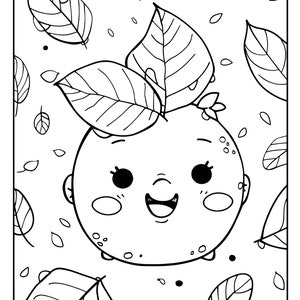 150 Cute Kawaii Summer Coloring Pages Printable Digital PDF for Kids ...