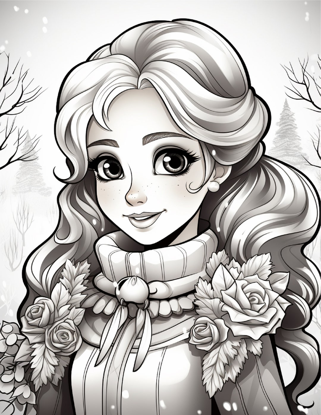 Princess Coloring Pages for Adult - 120 Pages Adult and Kid Coloring ...