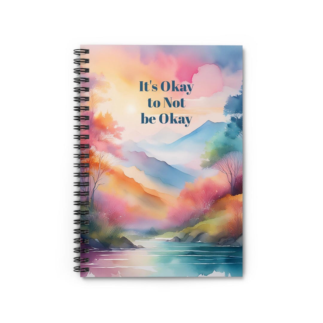 Mental Health Notebook Spiral, 118 Pages, 6 X 8, Ruled Line Paper, Most ...