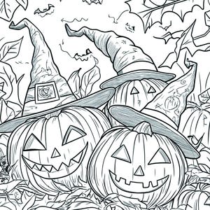 Best Seller 100 Halloween Coloring Pages Adult and Kid Coloring Pages ...