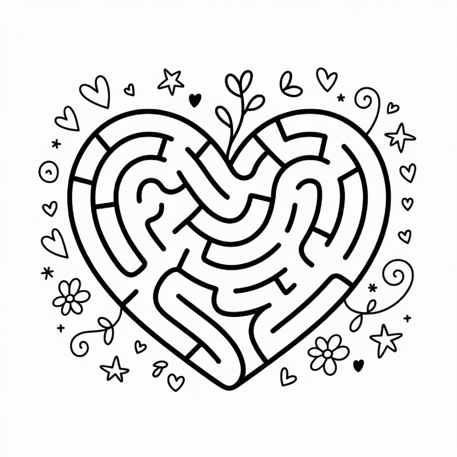Valentines Day Coloring Pages for Kids and Adults: 110 Designs (PDF ...