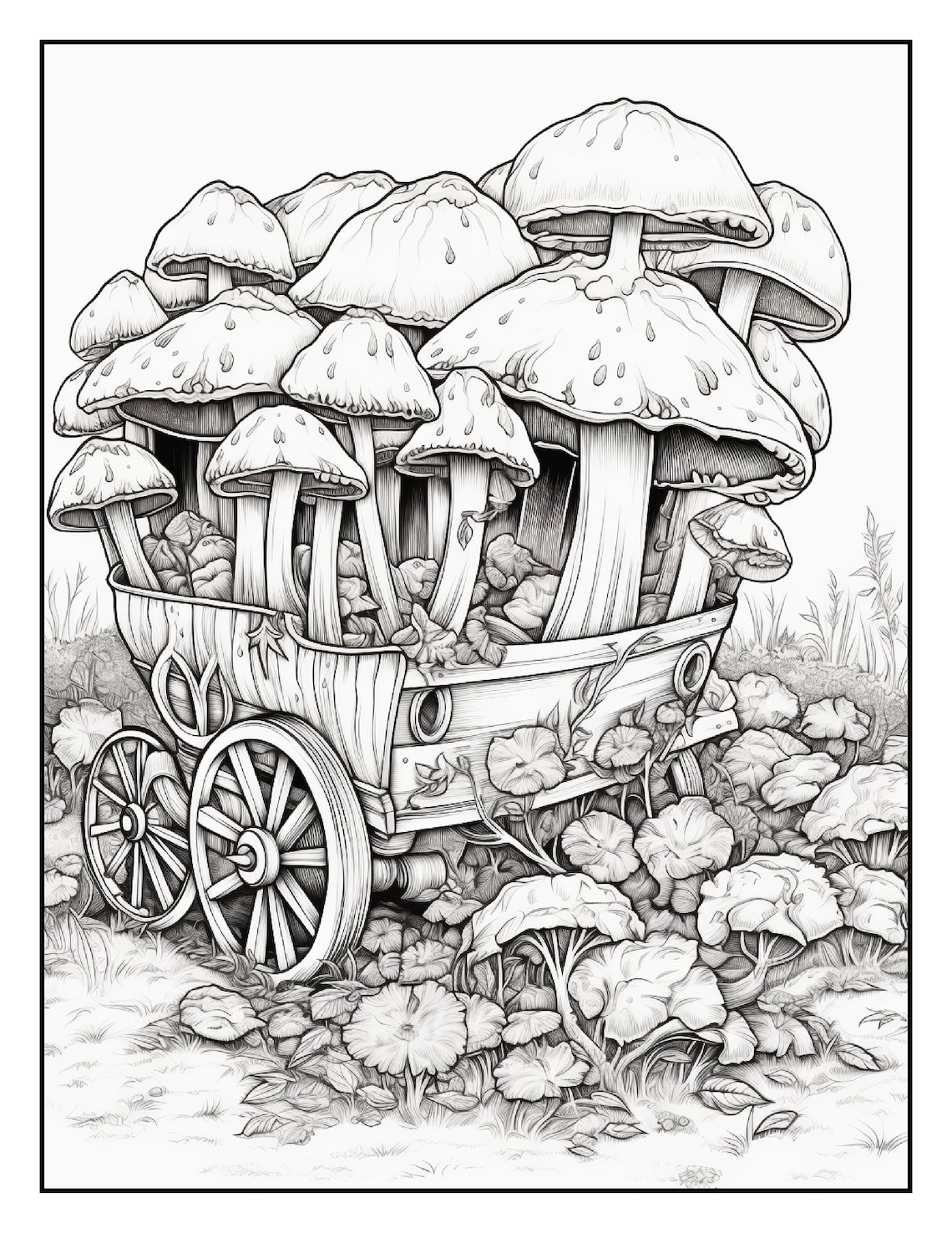 300 Vintage Fairytale Coloring Pages - Adult and Kid Coloring Pages ...