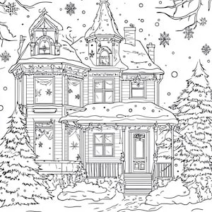 Best Seller 100 Victorian Christmas Coloring Pages Adult and Kid ...