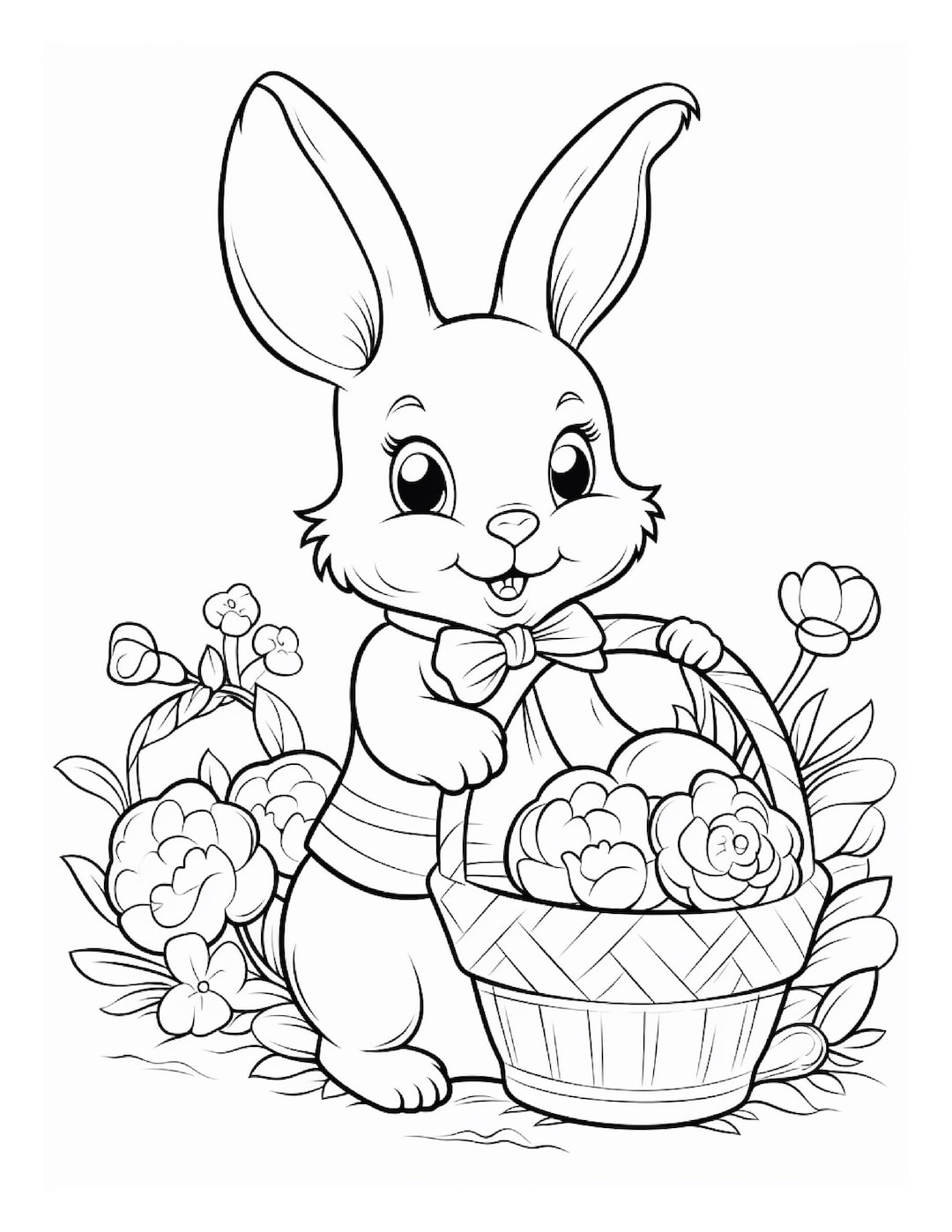Best Seller 200 Easter Coloring Pages for Kids and Adults Printable ...