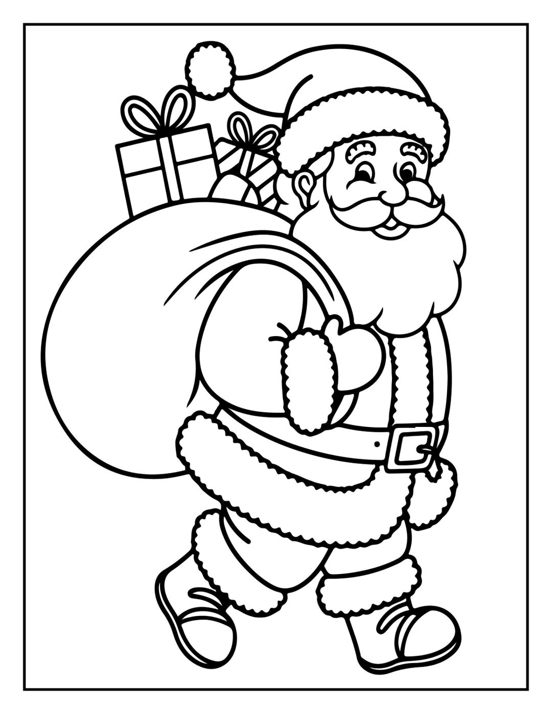 80 Christmas Coloring Pages Adults and Kids Coloring Pages Printable ...
