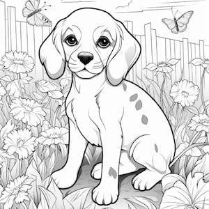 100 Dogs Coloring Pages - Adult and Kid Coloring Pages Printable ...