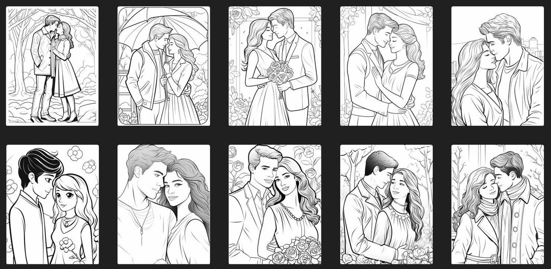150 Valentines Day Coloring Pages Coloring Pages Printable Digital ...