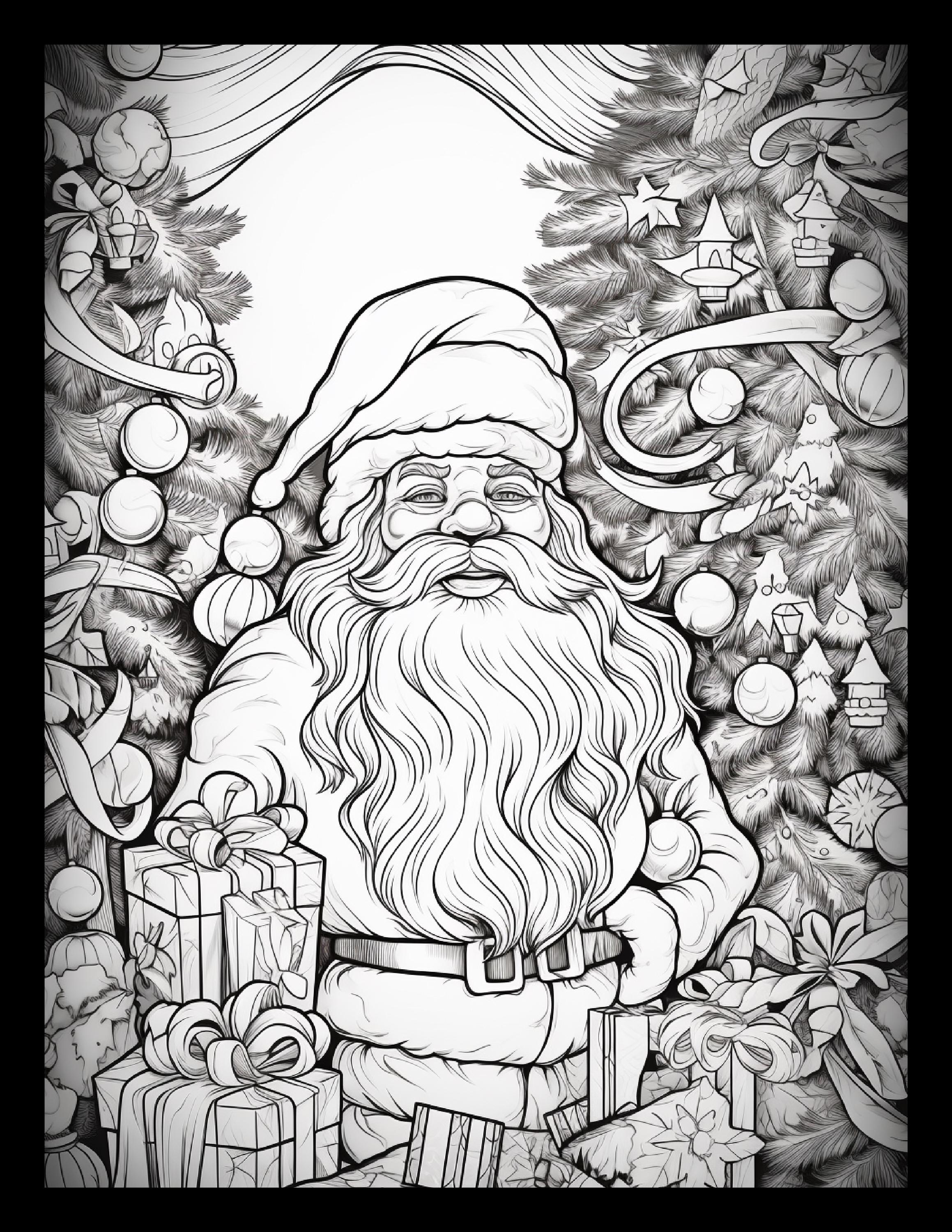 150 Christmas Coloring Pages - Adult and Kid Coloring Pages Printable ...