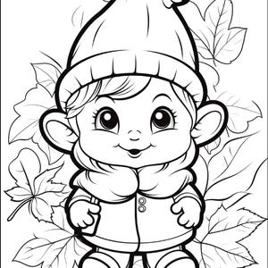 200 Cute Autumn Gnomes Coloring Pages - Adult and Kid Coloring Pages ...