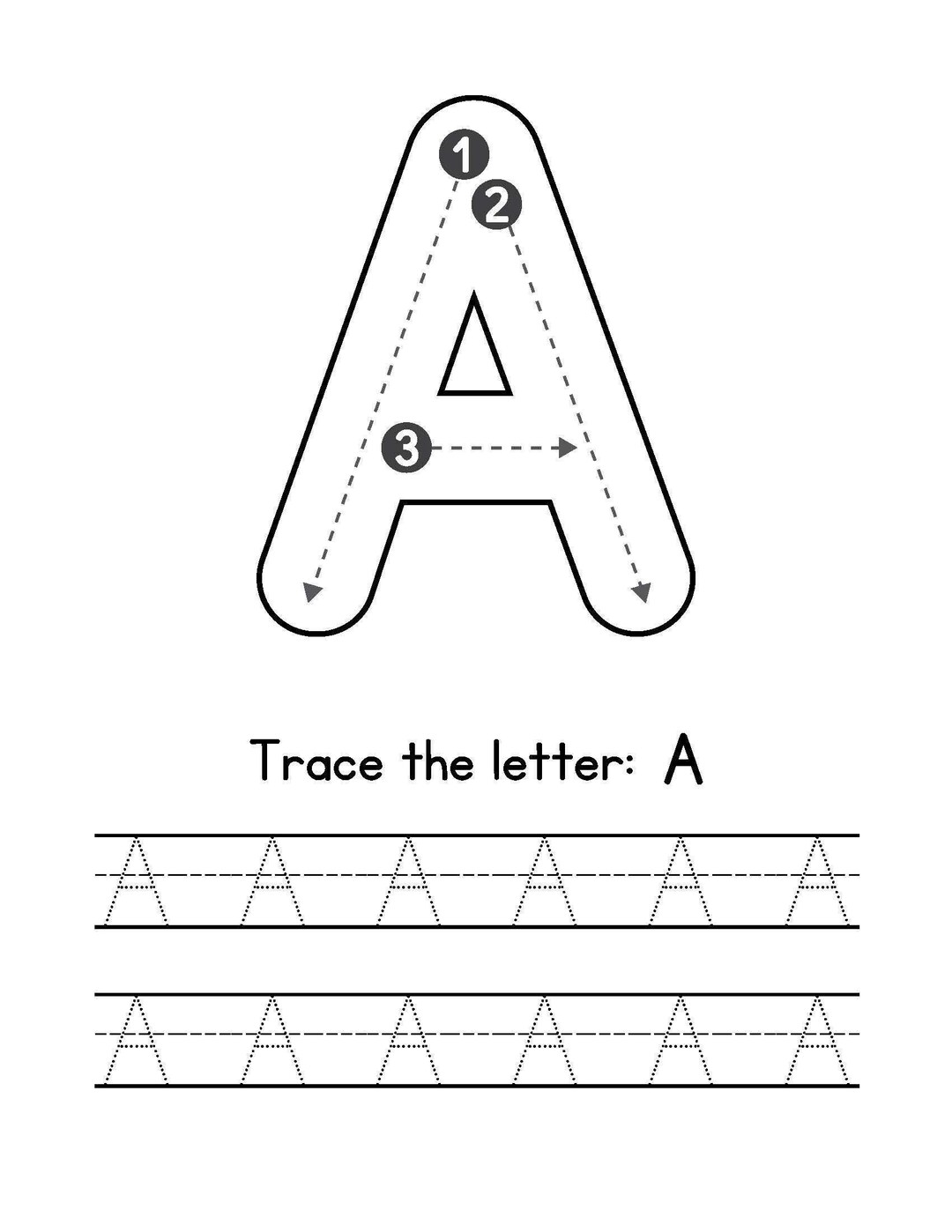 Alphabet Coloring Pages 26 Pages Adult Printable Instant Download PDF ...