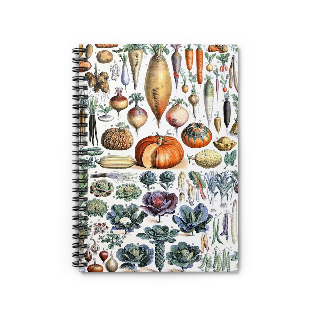 Vintage Vegetables Food Notebook 118 Pages Best Selling Item Most ...