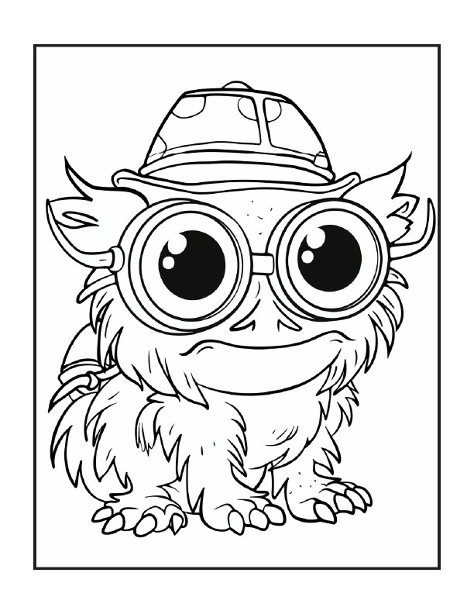 200 Cute Monsters Coloring Pages - Adult and Kid Coloring Pages ...