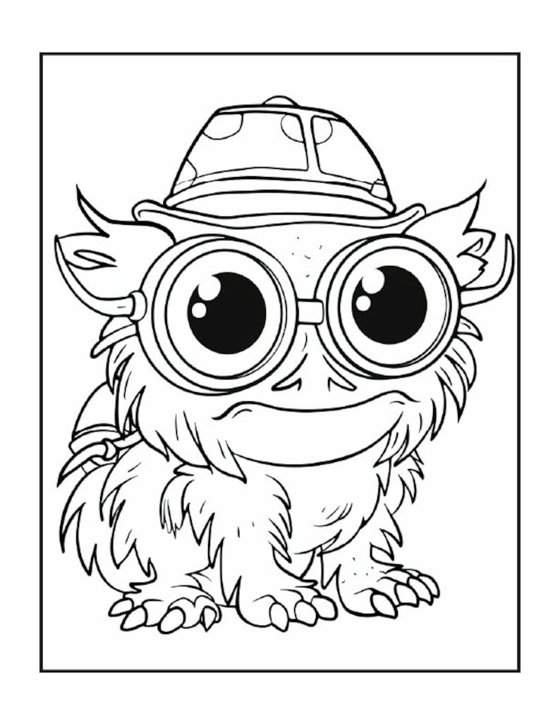 200 Cute Monsters Coloring Pages - Adult and Kid Coloring Pages ...