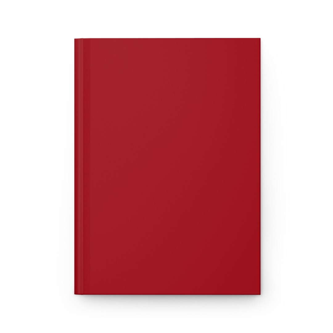 Plain Red Journal Hardcover Notebook, 5.75"x8" 150 Lined Pages, Best ...