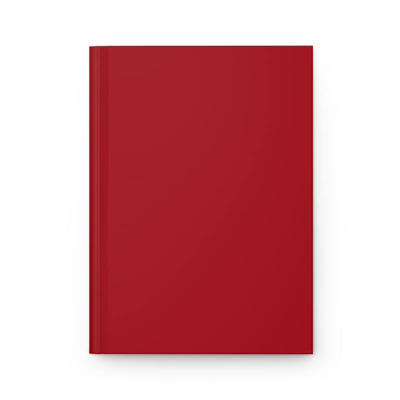 Red Leather Journal - Etsy