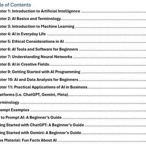 Artificial Intelligence Training for Beginners Ebook AI * Instant ...