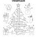 100 Christmas Activity Coloring Book Pages for Kids and Adults Coloring ...