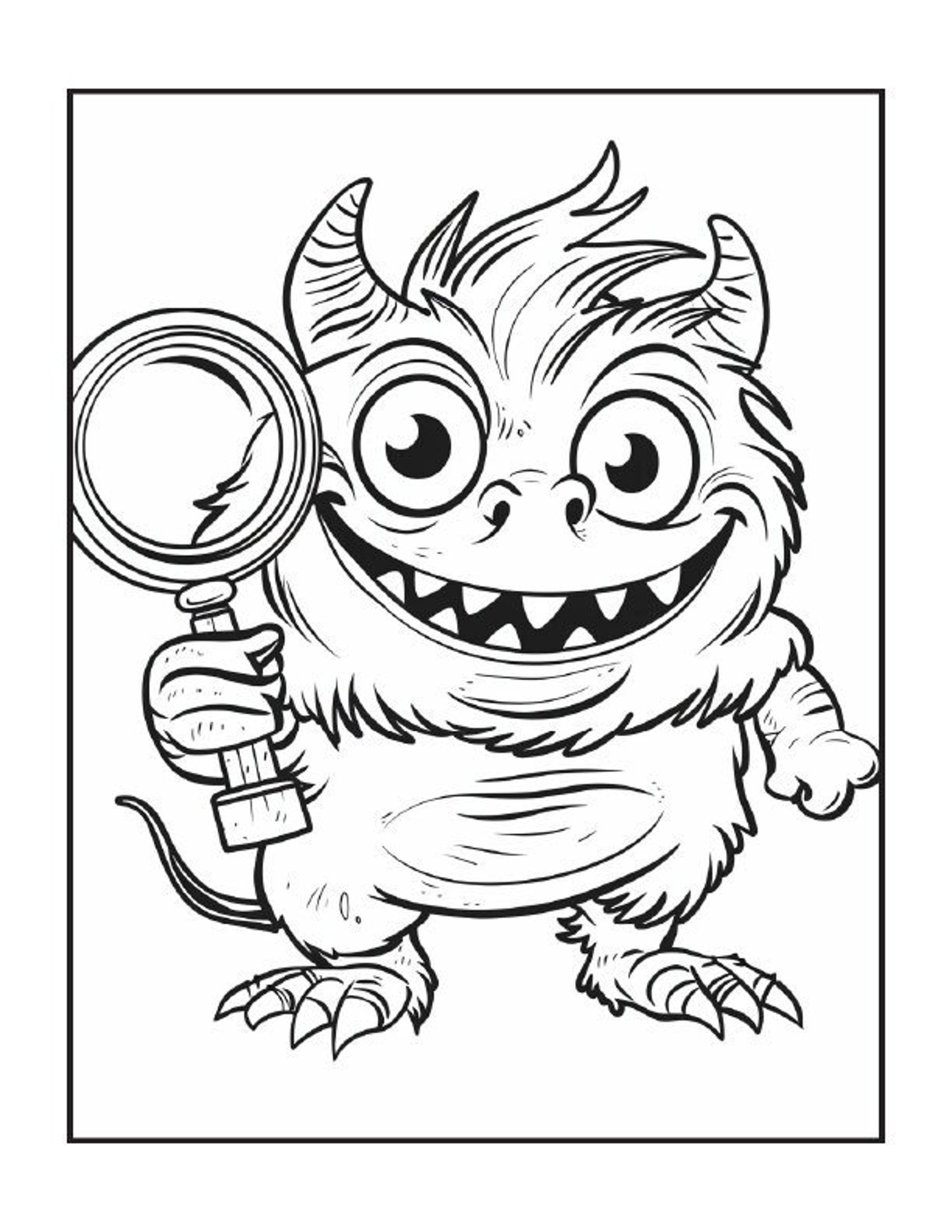 200 Cute Monsters Coloring Pages - Adult and Kid Coloring Pages ...